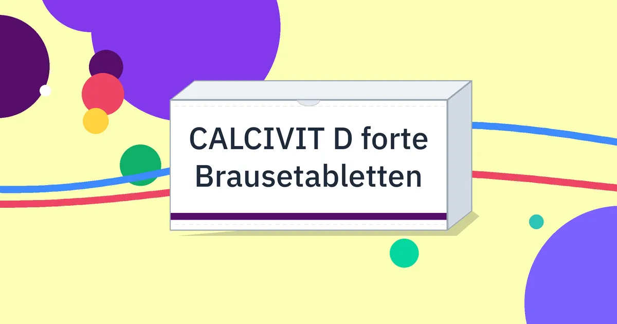 Symbolbild: Packung mit der Aufschrift CALCIVIT D forte Brausetabletten (PZN 09097202) – Verfügbarkeit und Bezug in Apotheken in Frankfurt am Main