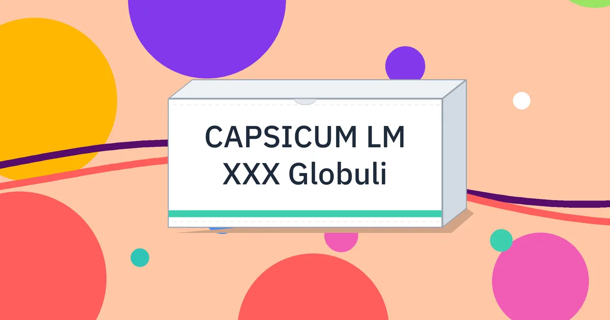 Symbolbild: Packung mit der Aufschrift CAPSICUM LM XXX Globuli (PZN 02677190) – Verfügbarkeit und Bezug in Apotheken in Frankfurt am Main