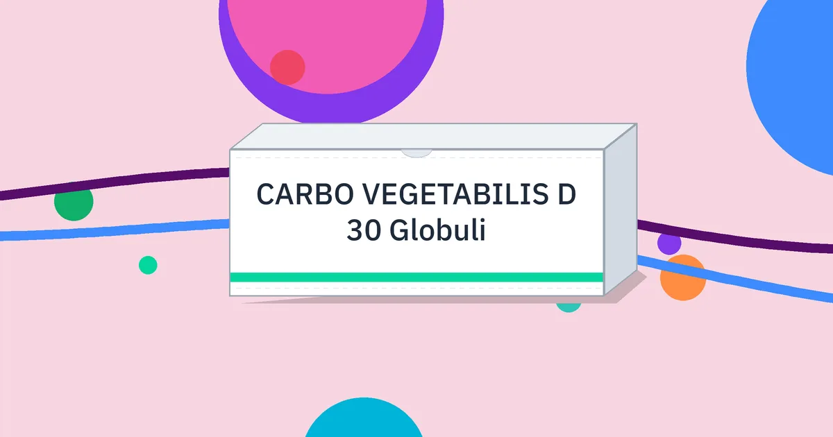Symbolbild: Packung mit der Aufschrift CARBO VEGETABILIS D 30 Globuli (PZN 13361656) – Verfügbarkeit und Bezug in Apotheken in Frankfurt am Main