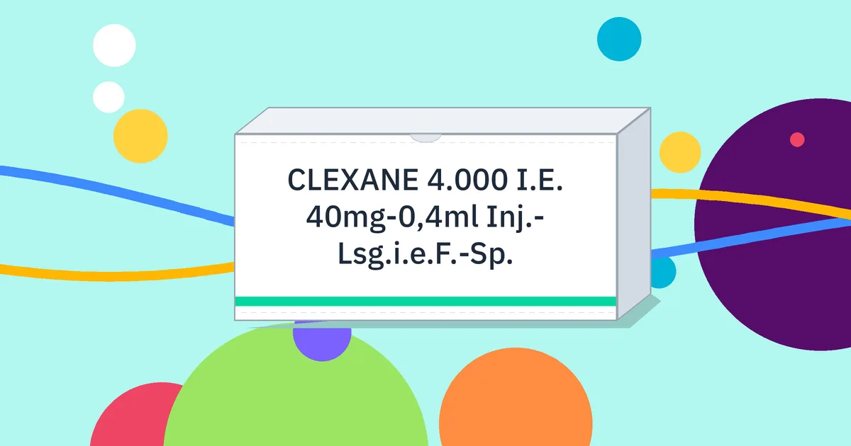 Symbolbild: Packung mit der Aufschrift CLEXANE 4.000 I.E. 40mg-0,4ml Inj.-Lsg.i.e.F.-Sp. (PZN 15814872) – Verfügbarkeit und Bezug in Apotheken in Frankfurt am Main