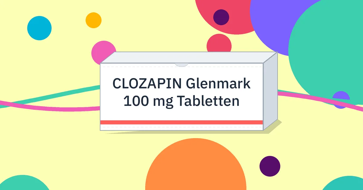 Symbolbild: Packung mit der Aufschrift CLOZAPIN Glenmark 100 mg Tabletten (PZN 11532473) – Verfügbarkeit und Bezug in Apotheken in Frankfurt am Main