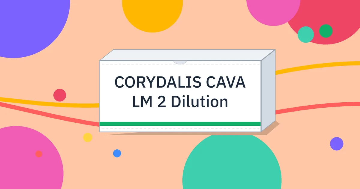 Symbolbild: Packung mit der Aufschrift CORYDALIS CAVA LM 2 Dilution (PZN 13453401) – Verfügbarkeit und Bezug in Apotheken in Frankfurt am Main