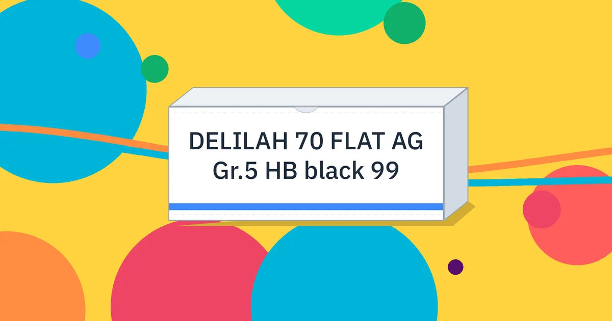Symbolbild: Packung mit der Aufschrift DELILAH 70 FLAT AG Gr.5 HB black 99 (PZN 13848068) – Verfügbarkeit und Bezug in Apotheken in Frankfurt am Main