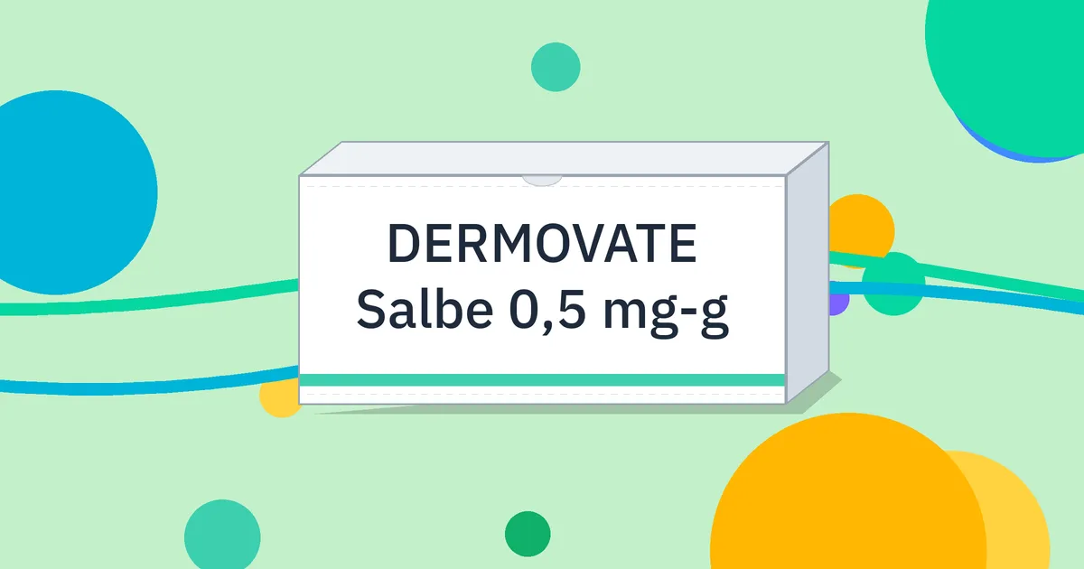 Symbolbild: Packung mit der Aufschrift DERMOVATE Salbe 0,5 mg-g (PZN 09403998) – Verfügbarkeit und Bezug in Apotheken in Frankfurt am Main