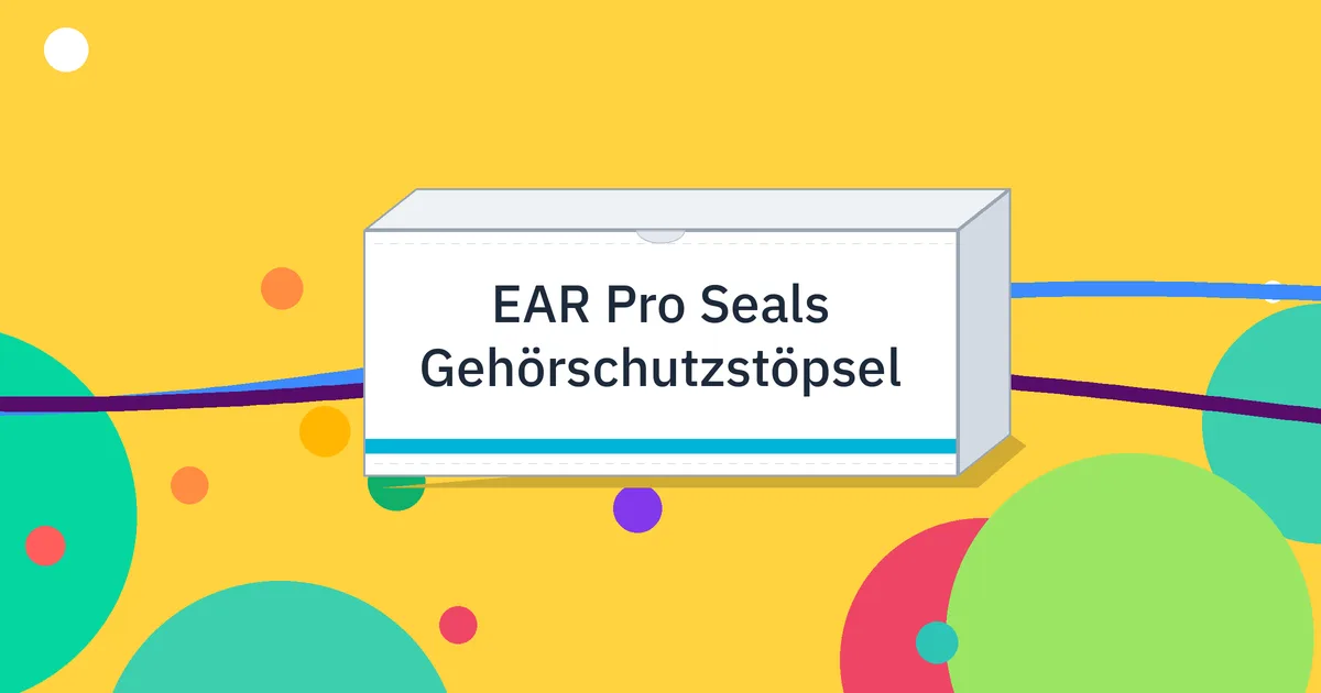 Symbolbild: Packung mit der Aufschrift EAR Pro Seals Gehörschutzstöpsel (PZN 03167798) – Verfügbarkeit und Bezug in Apotheken in Frankfurt am Main