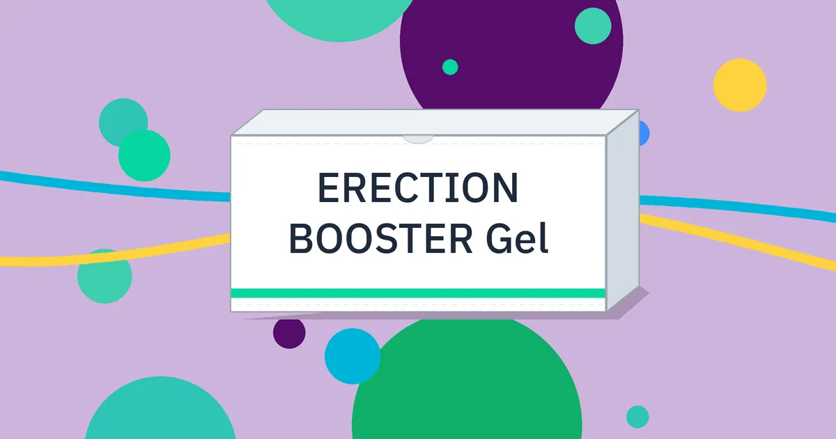Symbolbild: Packung mit der Aufschrift ERECTION BOOSTER Gel (PZN 20513173) – Verfügbarkeit und Bezug in Apotheken in Frankfurt am Main