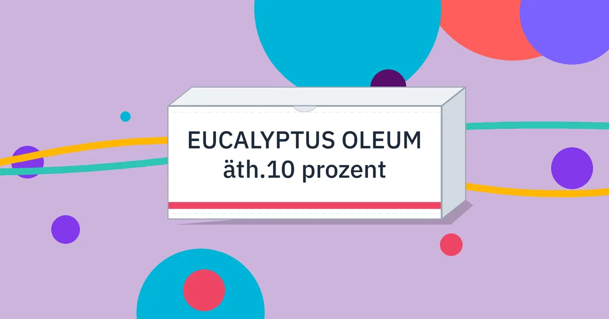 Symbolbild: Packung mit der Aufschrift EUCALYPTUS OLEUM äth.10 prozent (PZN 02088476) – Verfügbarkeit und Bezug in Apotheken in Frankfurt am Main