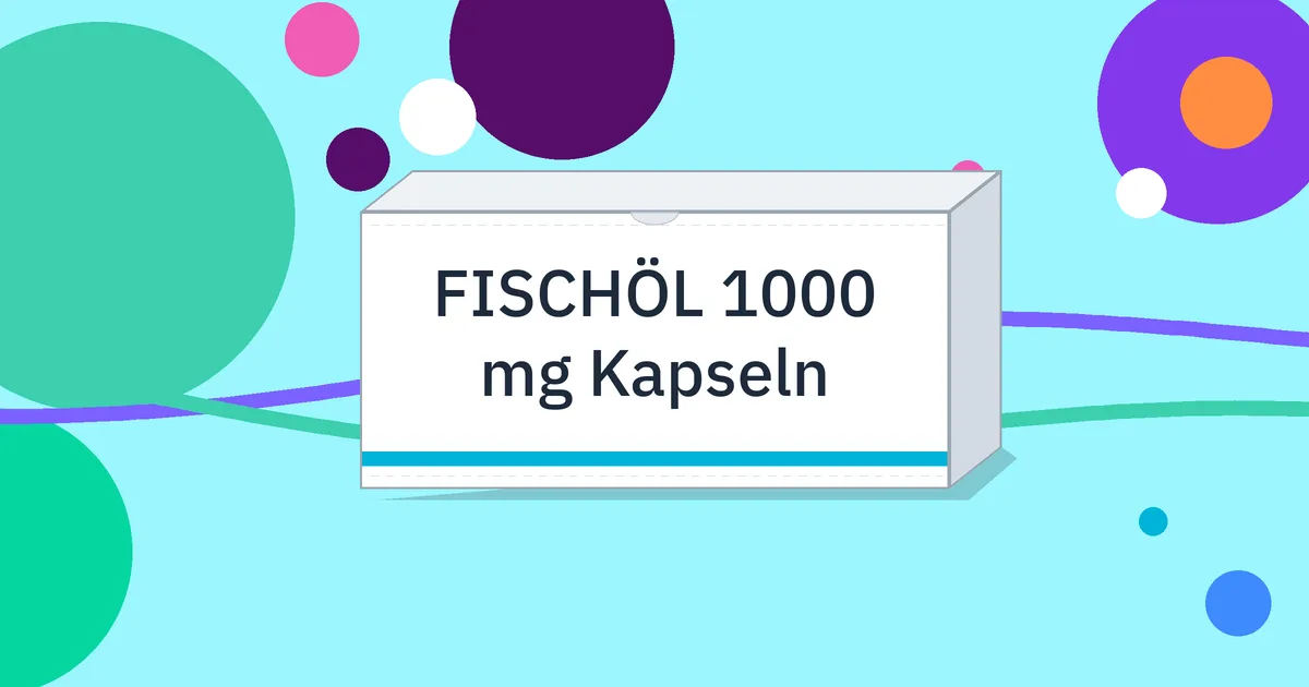 Symbolbild: Packung mit der Aufschrift FISCHÖL 1000 mg Kapseln (PZN 19529051) – Verfügbarkeit und Bezug in Apotheken in Frankfurt am Main