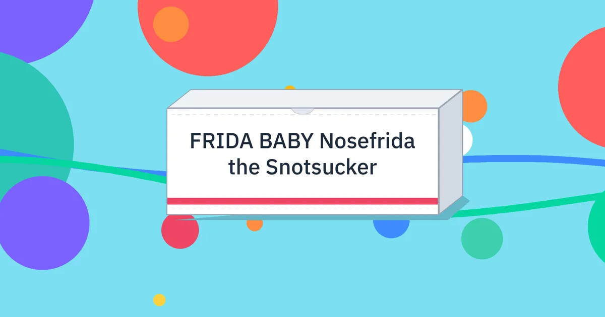 Symbolbild: Packung mit der Aufschrift FRIDA BABY Nosefrida the Snotsucker (PZN 19140695) – Verfügbarkeit und Bezug in Apotheken in Frankfurt am Main