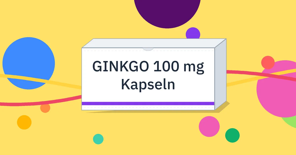 Symbolbild: Packung mit der Aufschrift GINKGO 100 mg Kapseln (PZN 09301074) – Verfügbarkeit und Bezug in Apotheken in Frankfurt am Main