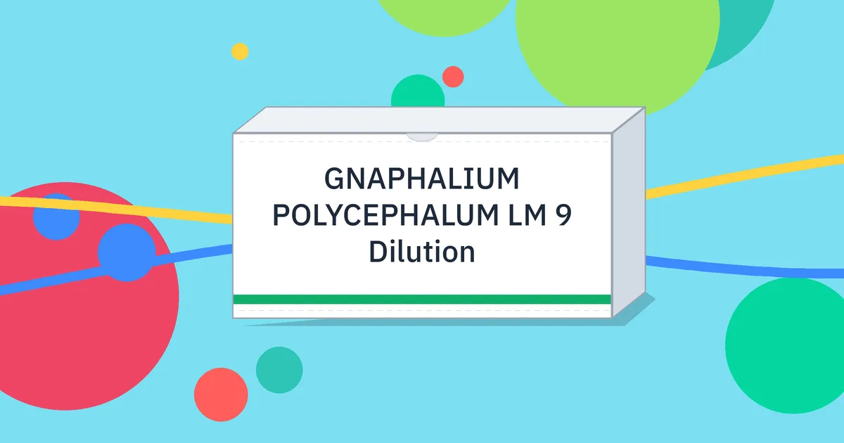Symbolbild: Packung mit der Aufschrift GNAPHALIUM POLYCEPHALUM LM 9 Dilution (PZN 13545072) – Verfügbarkeit und Bezug in Apotheken in Frankfurt am Main