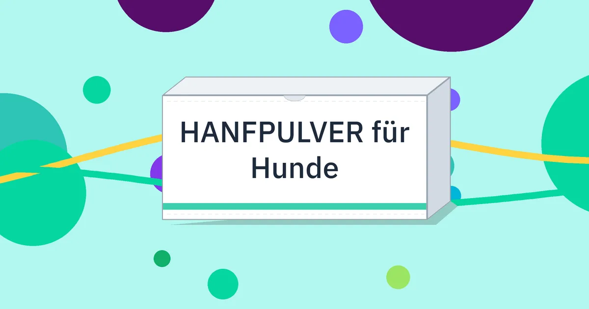Symbolbild: Packung mit der Aufschrift HANFPULVER für Hunde (PZN 15813648) – Verfügbarkeit und Bezug in Apotheken in Frankfurt am Main