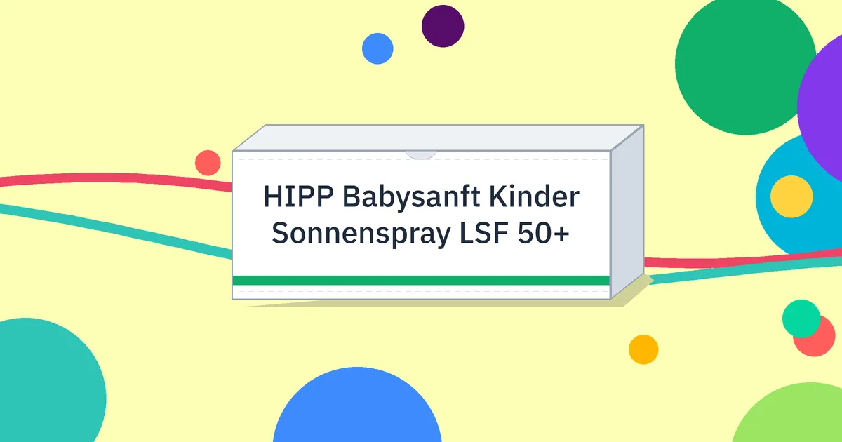 Symbolbild: Packung mit der Aufschrift HIPP Babysanft Kinder Sonnenspray LSF 50+ (PZN 16791699) – Verfügbarkeit und Bezug in Apotheken in Frankfurt am Main