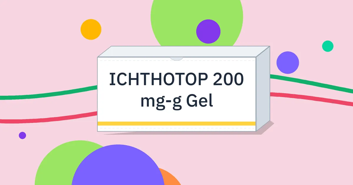Symbolbild: Packung mit der Aufschrift ICHTHOTOP 200 mg-g Gel (PZN 13874769) – Verfügbarkeit und Bezug in Apotheken in Frankfurt am Main