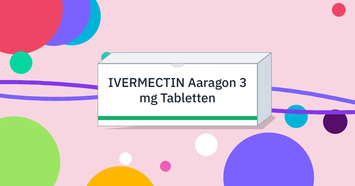 Symbolbild: Packung mit der Aufschrift IVERMECTIN Aaragon 3 mg Tabletten (PZN 19723971) – Verfügbarkeit und Bezug in Apotheken in Frankfurt am Main