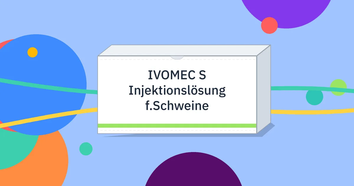 Symbolbild: Packung mit der Aufschrift IVOMEC S Injektionslösung f.Schweine (PZN 03130430) – Verfügbarkeit und Bezug in Apotheken in Frankfurt am Main