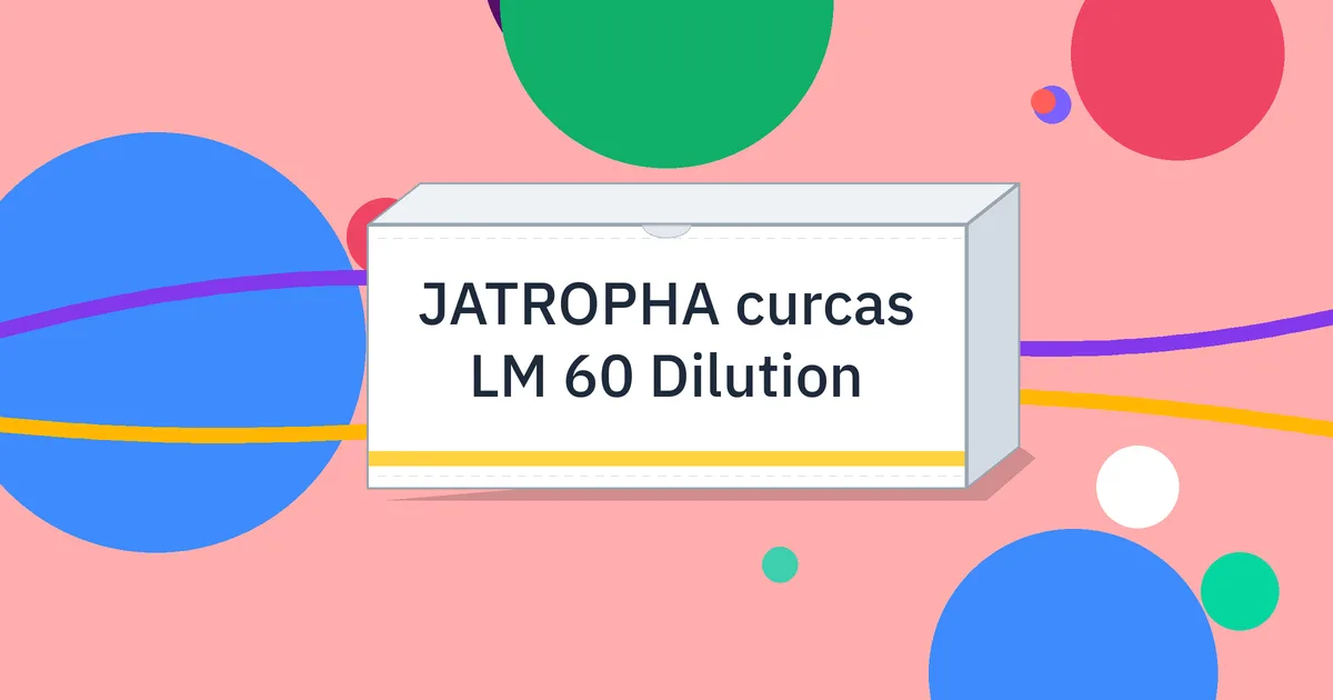 Symbolbild: Packung mit der Aufschrift JATROPHA curcas LM 60 Dilution (PZN 13562567) – Verfügbarkeit und Bezug in Apotheken in Frankfurt am Main