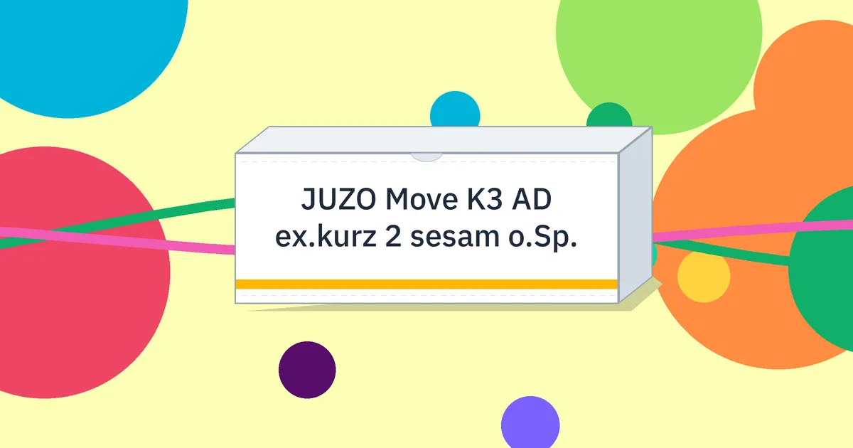 Symbolbild: Packung mit der Aufschrift JUZO Move K3 AD ex.kurz 2 sesam o.Sp. (PZN 18569953) – Verfügbarkeit und Bezug in Apotheken in Frankfurt am Main