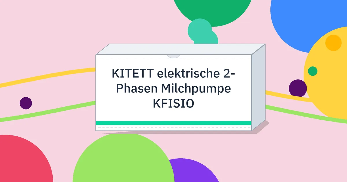 Symbolbild: Packung mit der Aufschrift KITETT elektrische 2-Phasen Milchpumpe KFISIO (PZN 07773426) – Verfügbarkeit und Bezug in Apotheken in Frankfurt am Main