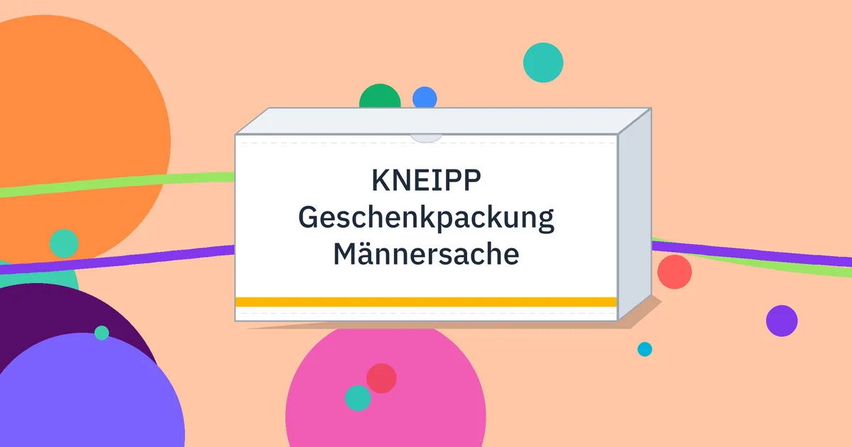 Symbolbild: Packung mit der Aufschrift KNEIPP Geschenkpackung Männersache (PZN 12893894) – Verfügbarkeit und Bezug in Apotheken in Frankfurt am Main