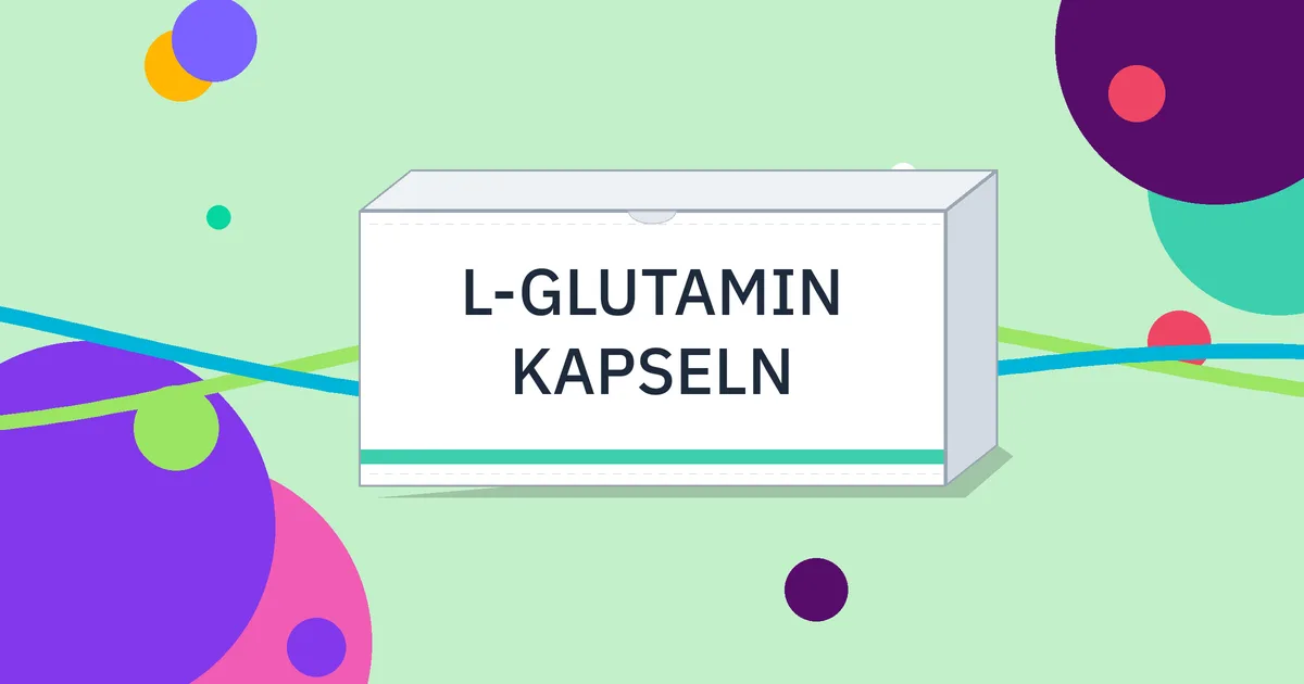 Symbolbild: Packung mit der Aufschrift L-GLUTAMIN KAPSELN (PZN 16762195) – Verfügbarkeit und Bezug in Apotheken in Frankfurt am Main