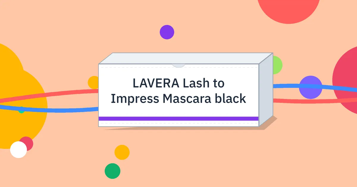 Symbolbild: Packung mit der Aufschrift LAVERA Lash to Impress Mascara black (PZN 17828306) – Verfügbarkeit und Bezug in Apotheken in Frankfurt am Main