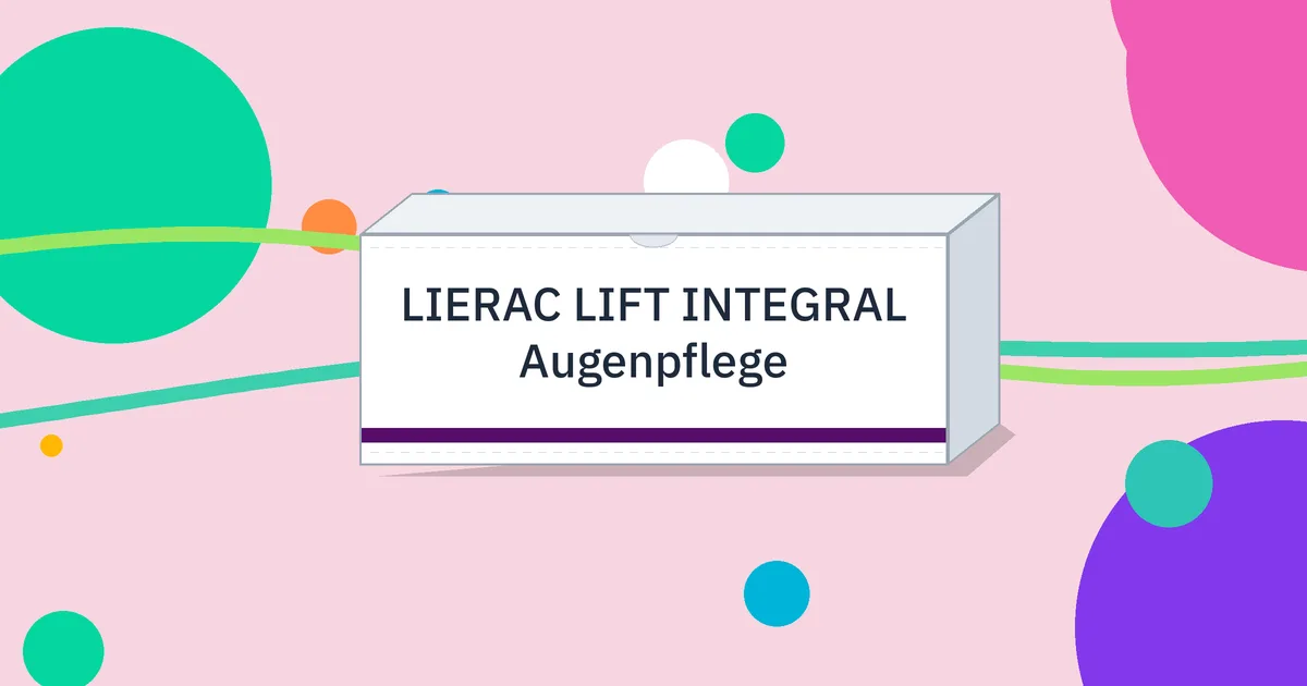 Symbolbild: Packung mit der Aufschrift LIERAC LIFT INTEGRAL Augenpflege (PZN 20771165) – Verfügbarkeit und Bezug in Apotheken in Frankfurt am Main
