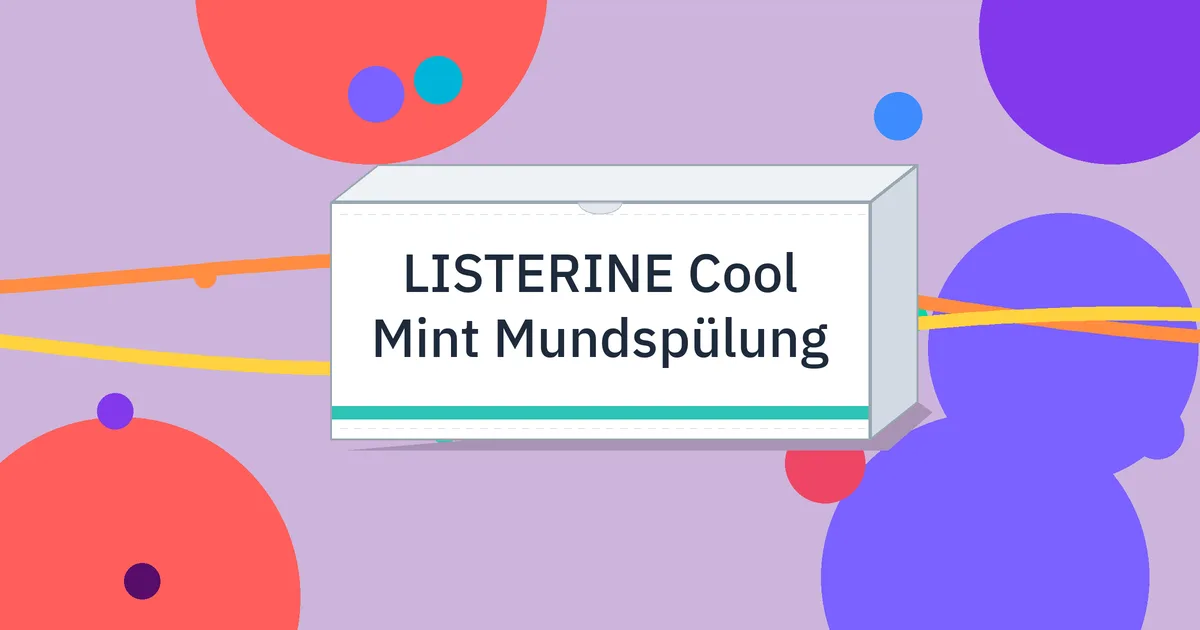 Symbolbild: Packung mit der Aufschrift LISTERINE Cool Mint Mundspülung (PZN 18754389) – Verfügbarkeit und Bezug in Apotheken in Frankfurt am Main