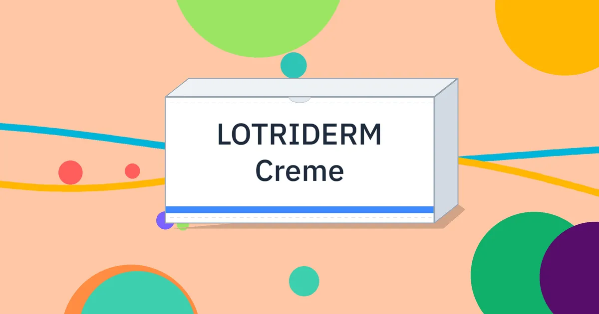 Symbolbild: Packung mit der Aufschrift LOTRIDERM Creme (PZN 02943711) – Verfügbarkeit und Bezug in Apotheken in Frankfurt am Main