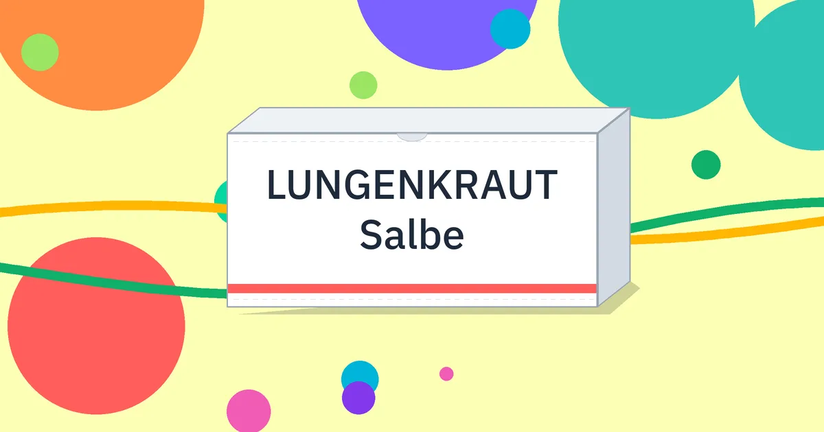 Symbolbild: Packung mit der Aufschrift LUNGENKRAUT Salbe (PZN 18008031) – Verfügbarkeit und Bezug in Apotheken in Frankfurt am Main