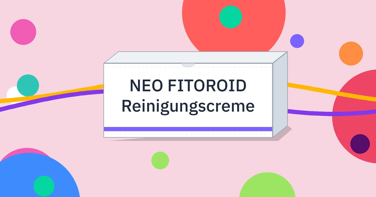 Symbolbild: Packung mit der Aufschrift NEO FITOROID Reinigungscreme (PZN 13989314) – Verfügbarkeit und Bezug in Apotheken in Frankfurt am Main