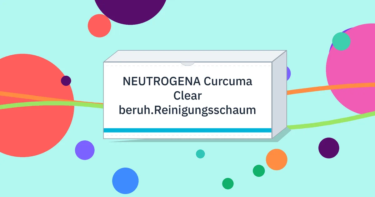 Symbolbild: Packung mit der Aufschrift NEUTROGENA Curcuma Clear beruh.Reinigungsschaum (PZN 16734738) – Verfügbarkeit und Bezug in Apotheken in Frankfurt am Main