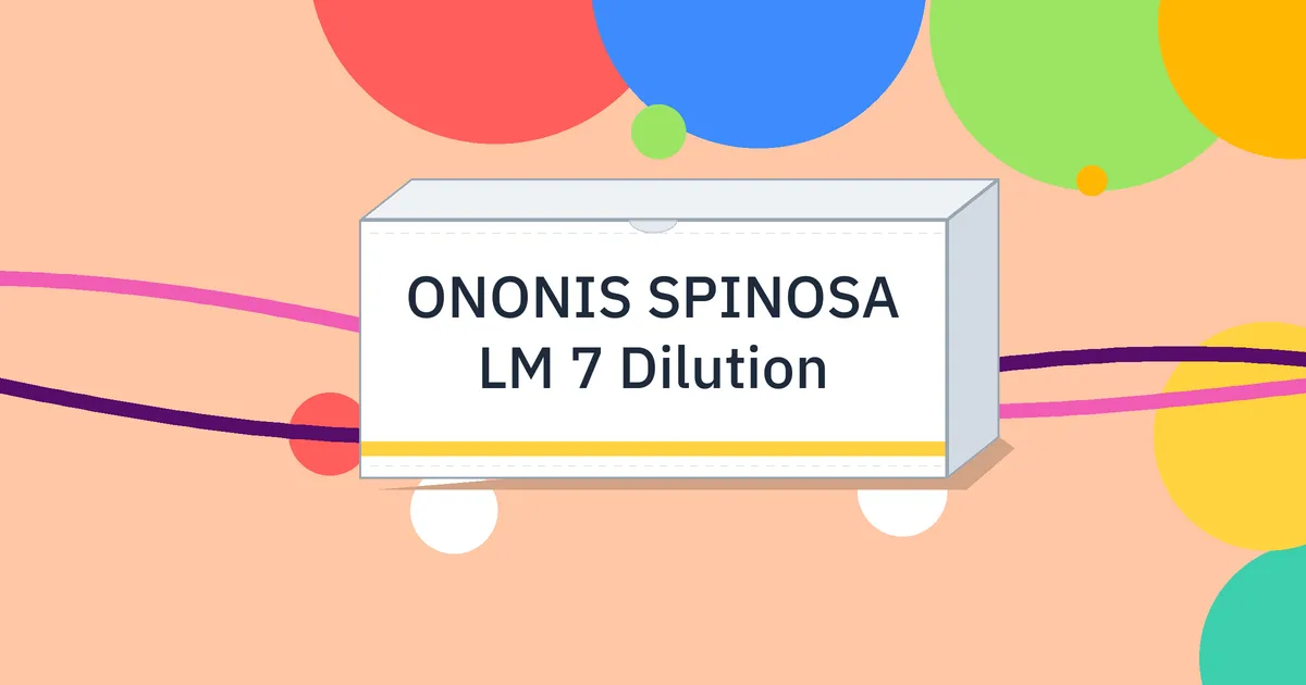 Symbolbild: Packung mit der Aufschrift ONONIS SPINOSA LM 7 Dilution (PZN 13625612) – Verfügbarkeit und Bezug in Apotheken in Frankfurt am Main