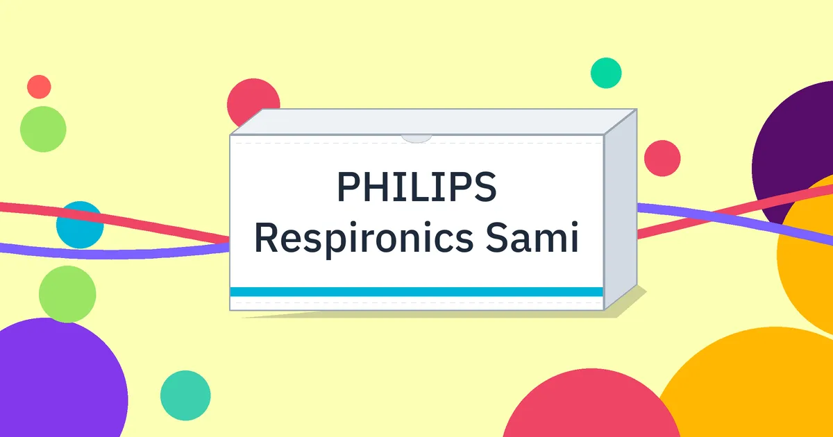 Symbolbild: Packung mit der Aufschrift PHILIPS Respironics Sami (PZN 01291896) – Verfügbarkeit und Bezug in Apotheken in Frankfurt am Main
