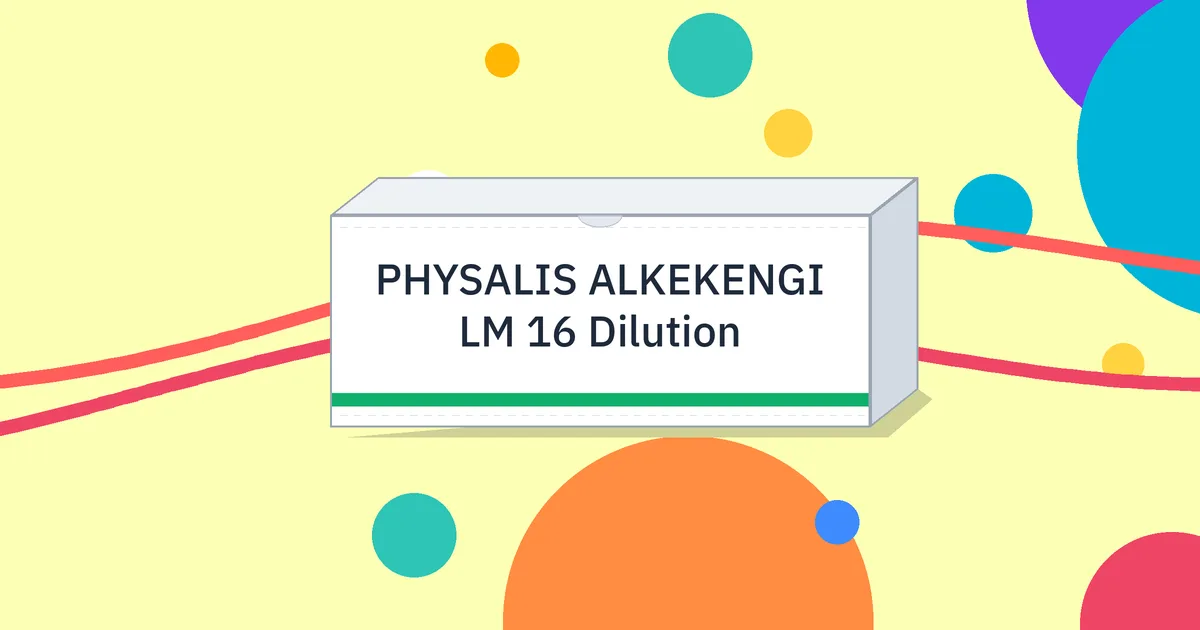 Symbolbild: Packung mit der Aufschrift PHYSALIS ALKEKENGI LM 16 Dilution (PZN 13639755) – Verfügbarkeit und Bezug in Apotheken in Frankfurt am Main