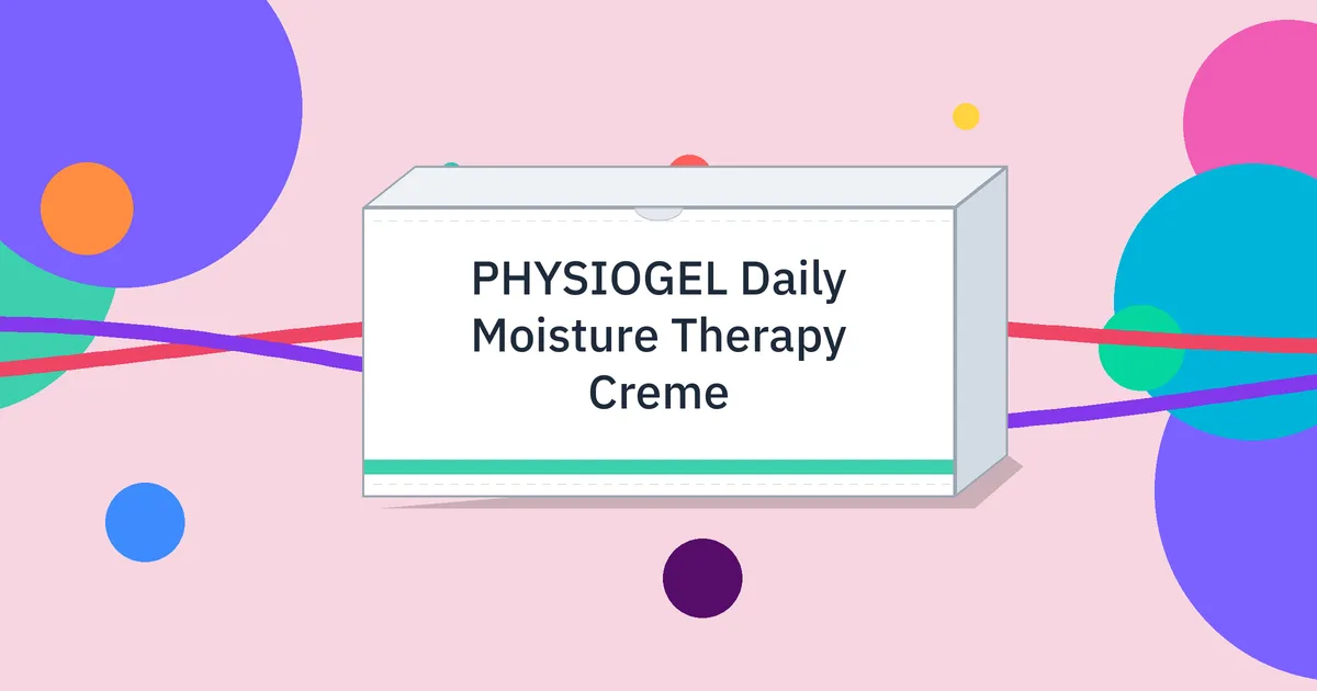 Symbolbild: Packung mit der Aufschrift PHYSIOGEL Daily Moisture Therapy Creme (PZN 04359092) – Verfügbarkeit und Bezug in Apotheken in Frankfurt am Main