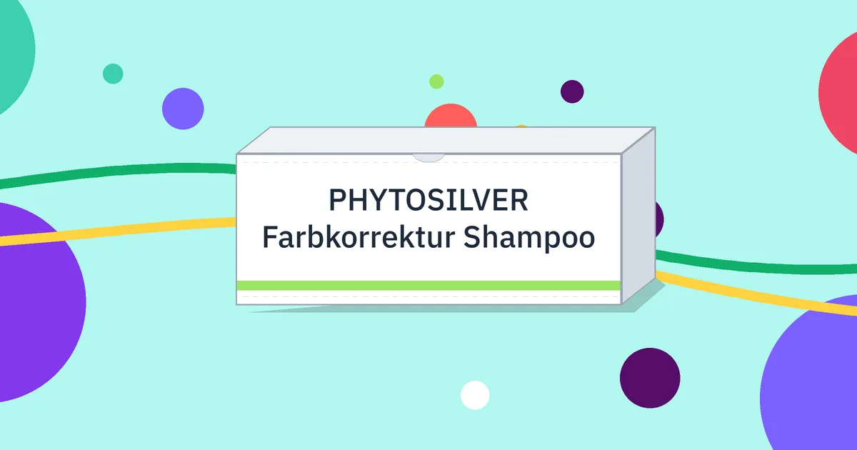 Symbolbild: Packung mit der Aufschrift PHYTOSILVER Farbkorrektur Shampoo (PZN 18706692) – Verfügbarkeit und Bezug in Apotheken in Frankfurt am Main