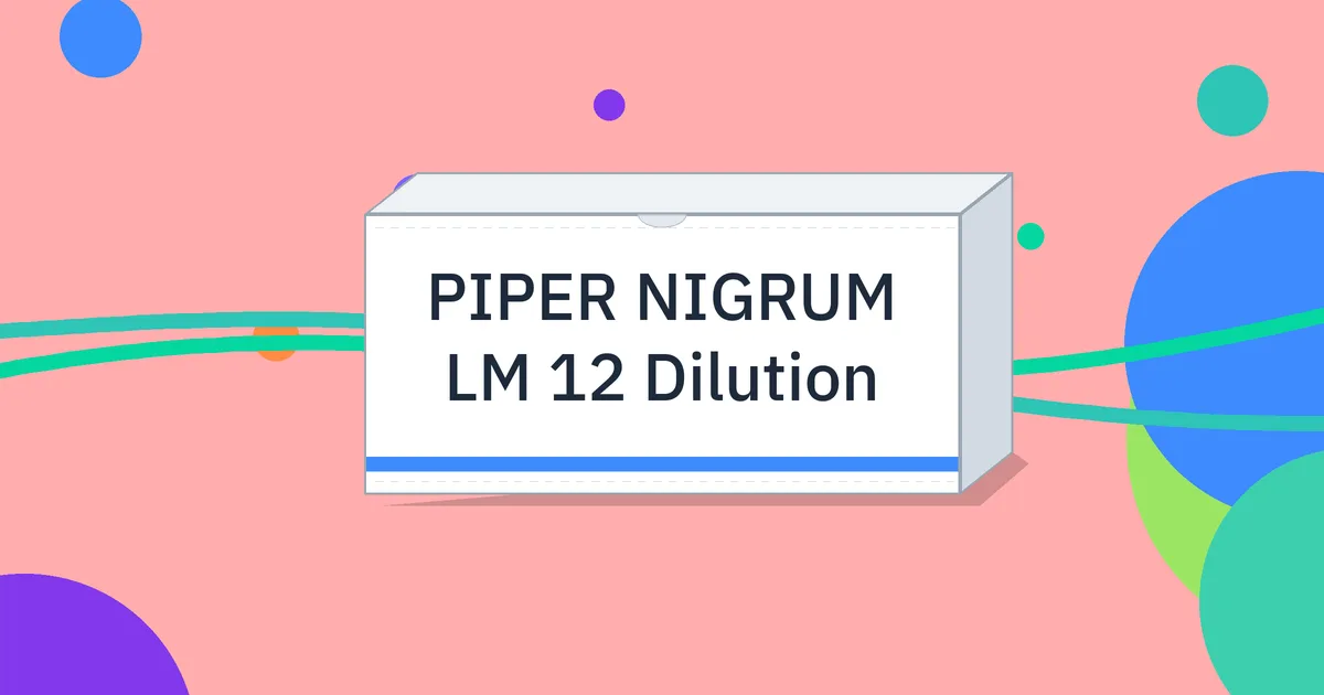 Symbolbild: Packung mit der Aufschrift PIPER NIGRUM LM 12 Dilution (PZN 13644839) – Verfügbarkeit und Bezug in Apotheken in Frankfurt am Main