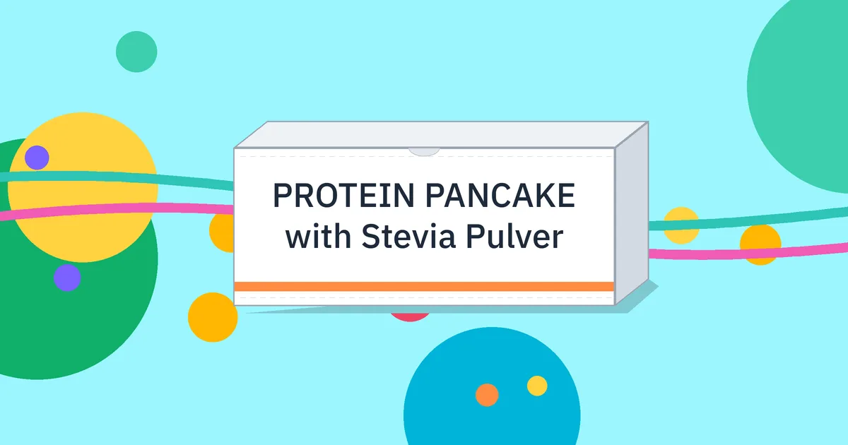 Symbolbild: Packung mit der Aufschrift PROTEIN PANCAKE with Stevia Pulver (PZN 14143890) – Verfügbarkeit und Bezug in Apotheken in Frankfurt am Main