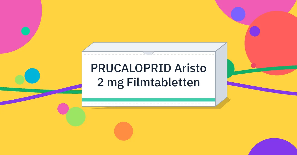 Symbolbild: Packung mit der Aufschrift PRUCALOPRID Aristo 2 mg Filmtabletten (PZN 18260523) – Verfügbarkeit und Bezug in Apotheken in Frankfurt am Main