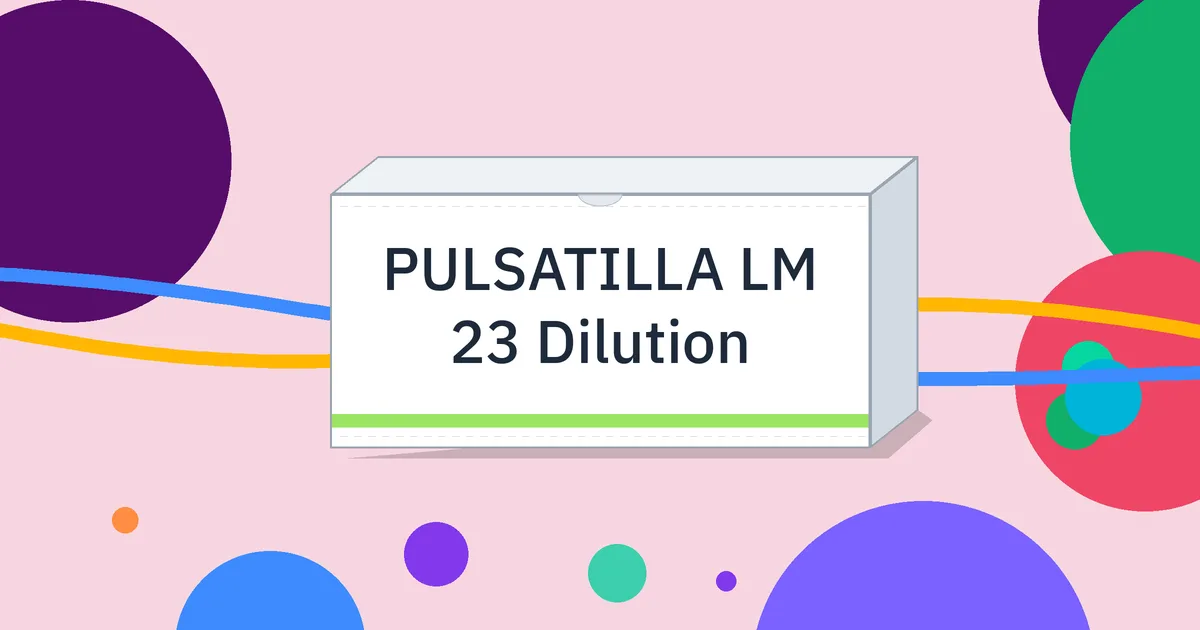 Symbolbild: Packung mit der Aufschrift PULSATILLA LM 23 Dilution (PZN 13044364) – Verfügbarkeit und Bezug in Apotheken in Frankfurt am Main