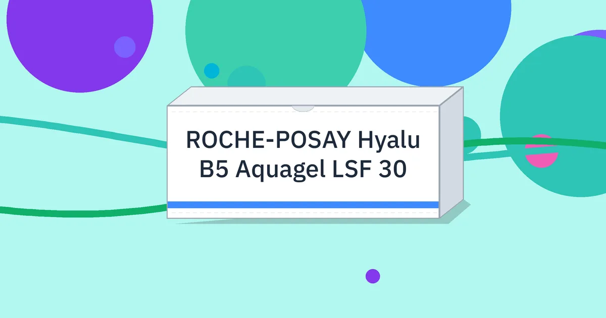 Symbolbild: Packung mit der Aufschrift ROCHE-POSAY Hyalu B5 Aquagel LSF 30 (PZN 16894347) – Verfügbarkeit und Bezug in Apotheken in Frankfurt am Main