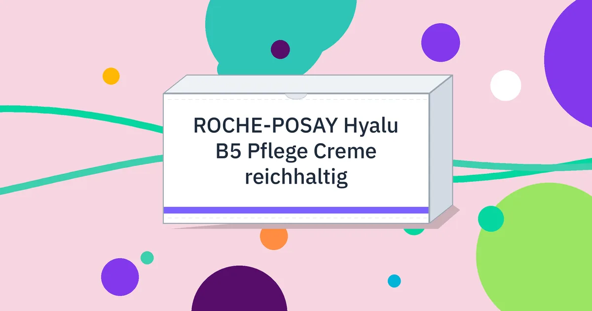 Symbolbild: Packung mit der Aufschrift ROCHE-POSAY Hyalu B5 Pflege Creme reichhaltig (PZN 16045855) – Verfügbarkeit und Bezug in Apotheken in Frankfurt am Main