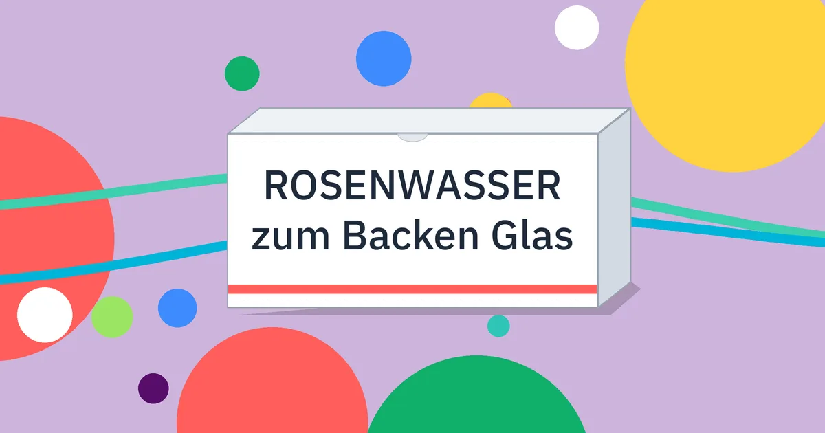 Symbolbild: Packung mit der Aufschrift ROSENWASSER zum Backen Glas (PZN 20341720) – Verfügbarkeit und Bezug in Apotheken in Frankfurt am Main