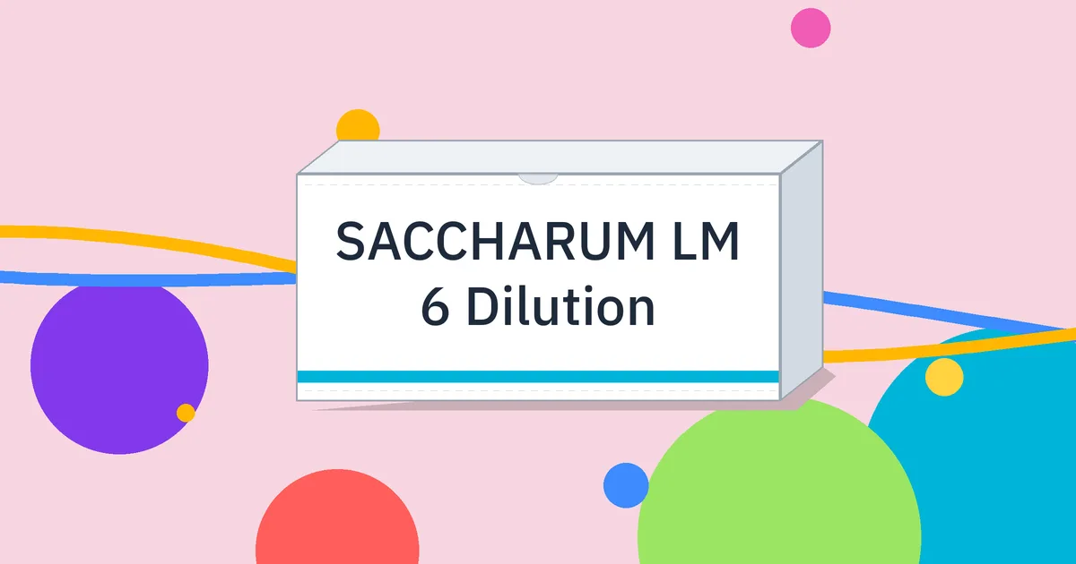 Symbolbild: Packung mit der Aufschrift SACCHARUM LM 6 Dilution (PZN 13176195) – Verfügbarkeit und Bezug in Apotheken in Frankfurt am Main