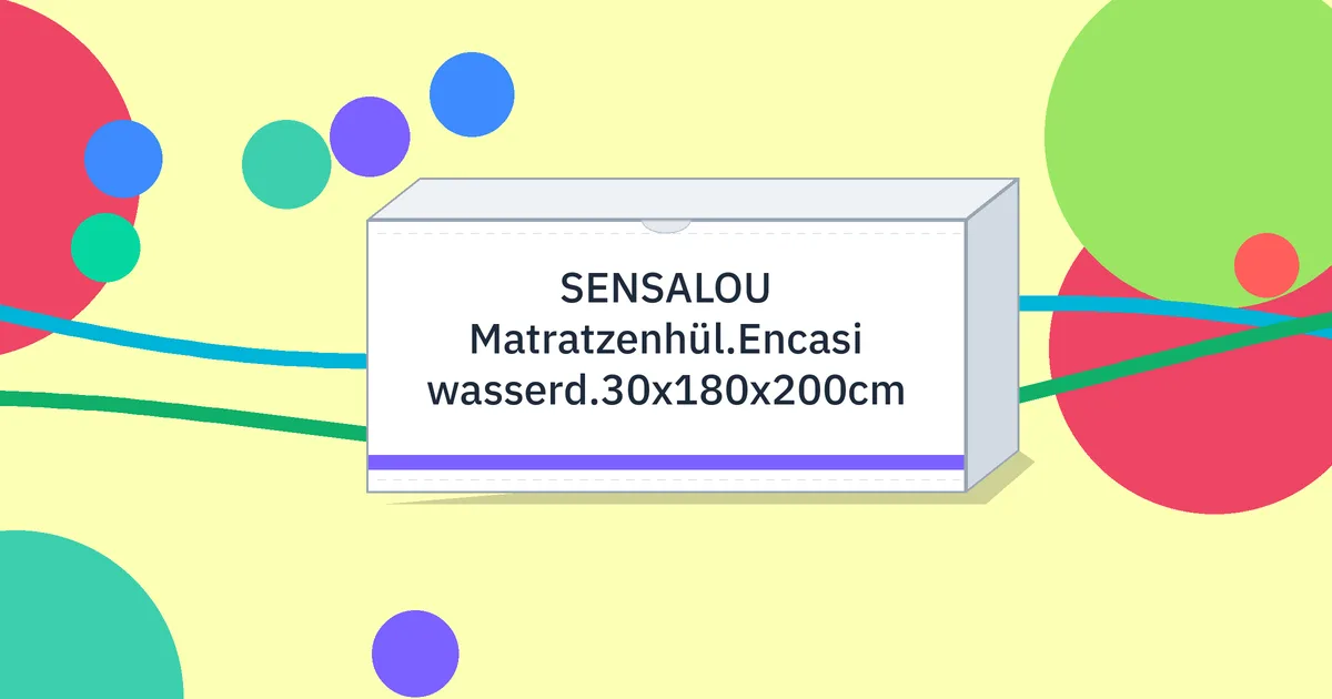 Symbolbild: Packung mit der Aufschrift SENSALOU Matratzenhül.Encasi wasserd.30x180x200cm (PZN 18302635) – Verfügbarkeit und Bezug in Apotheken in Frankfurt am Main