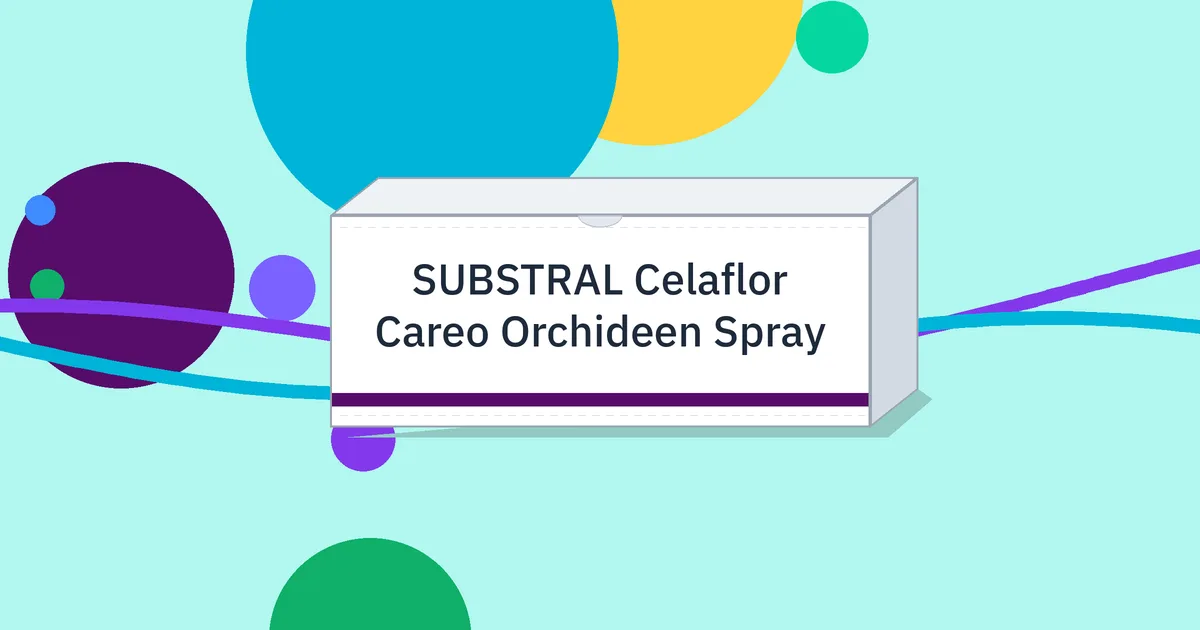Symbolbild: Packung mit der Aufschrift SUBSTRAL Celaflor Careo Orchideen Spray (PZN 18309784) – Verfügbarkeit und Bezug in Apotheken in Frankfurt am Main