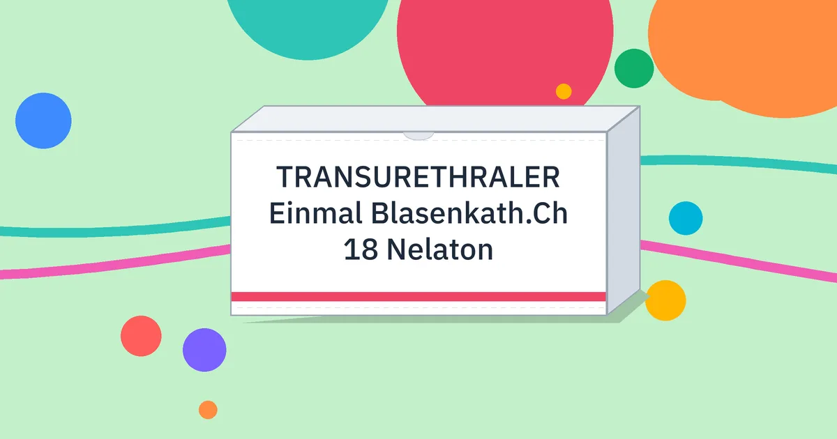 Symbolbild: Packung mit der Aufschrift TRANSURETHRALER Einmal Blasenkath.Ch 18 Nelaton (PZN 01826104) – Verfügbarkeit und Bezug in Apotheken in Frankfurt am Main