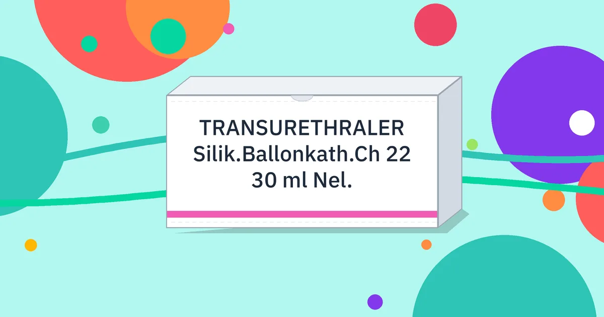 Symbolbild: Packung mit der Aufschrift TRANSURETHRALER Silik.Ballonkath.Ch 22 30 ml Nel. (PZN 10981631) – Verfügbarkeit und Bezug in Apotheken in Frankfurt am Main