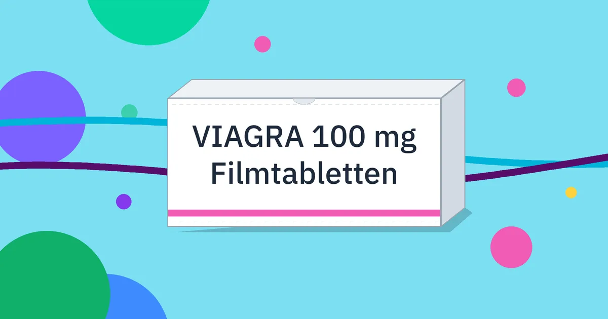 Symbolbild: Packung mit der Aufschrift VIAGRA 100 mg Filmtabletten (PZN 01633658) – Verfügbarkeit und Bezug in Apotheken in Frankfurt am Main